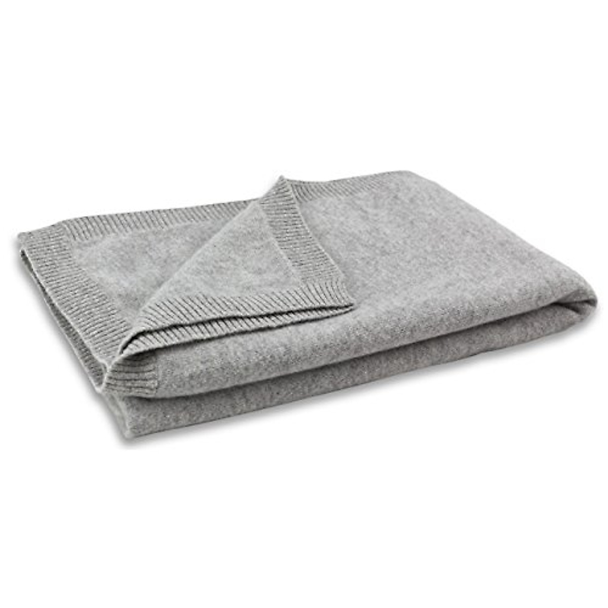Jet&Bo 100% Pure Cashmere Travel Set: Blanket, Eye Mask, Socks, Carry/Pillow Case Gray