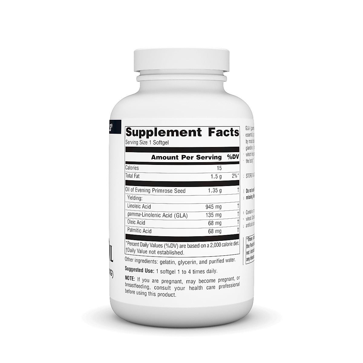 Source Naturals Evening Primrose Oil, Hexane Free, Cold-Pressed* - 1350mg, 120 Softgels