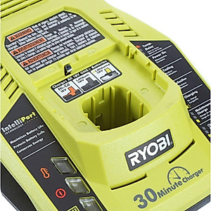RYOBI 18-Volt ONE+ Lithium-Ion 4.0 Ah LITHIUM+ Battery and 18-Volt Dual Chemistry Charger Kit