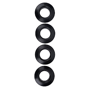 Dilwe 4Pcs Kayak Paddle Drip Ring, Practical Rubber Drip Rings for Kayak Canoe Rafting Paddles Shaft