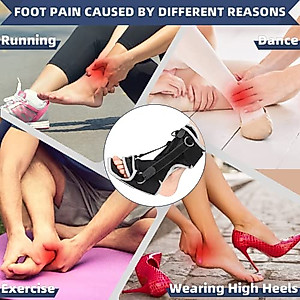 XEYOW Plantar Fasciitis Night Splint, Upgrade Foot Brace with Adjustable Leg Straps for Foot Pain Relief by Plantar Fasciitis, Achilles Tendinitis and Foot Drop, Easy Use & Both for Men Women