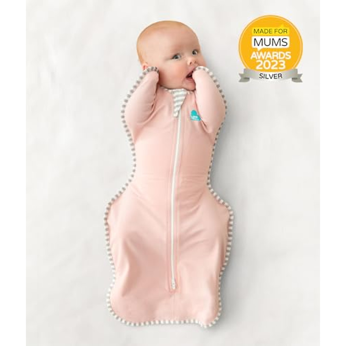 Love to Dream Swaddle UP, Baby Sleep Sack, Self-Soothing Swaddles for Newborns, Improves Sleep, Snug Fit Helps Calm Startle Reflex, New Born Essentials for Baby, 13-19 lbs, Pink