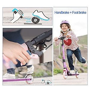 ygqtbc Adult Scooter 2019 Upgraded Kick Scooter Height-Adjustable Foldable Dual Suspension Rear Fender Brake Lightweight Aluminium Alloy Commuter 220lb Max Load Big Wheels Scooter for Adults Teens