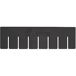 Quantum Storage Systems DL93030CO Long Divider for Dividable Grid Container DG93030, Black Conductive, 6-Pack
