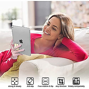 Cavdycidy Cell Phone Ring Holder Stand Rectangular Metal Finger Grip Crystal Stone， 360° Rotation Universal Stand Anti Drop Compatible with All Smartphones 2 Pack (Gold and Silver)