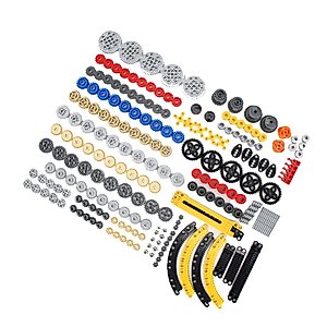 KonHaovF 213PCS Differential Gear Box Set for Technic Series Parts Compatible with Lego Technic Parts, DIY Gears Assortment Pack(Liftarm, Pins, Axles, Connectors) for Technic Building Blocks Set