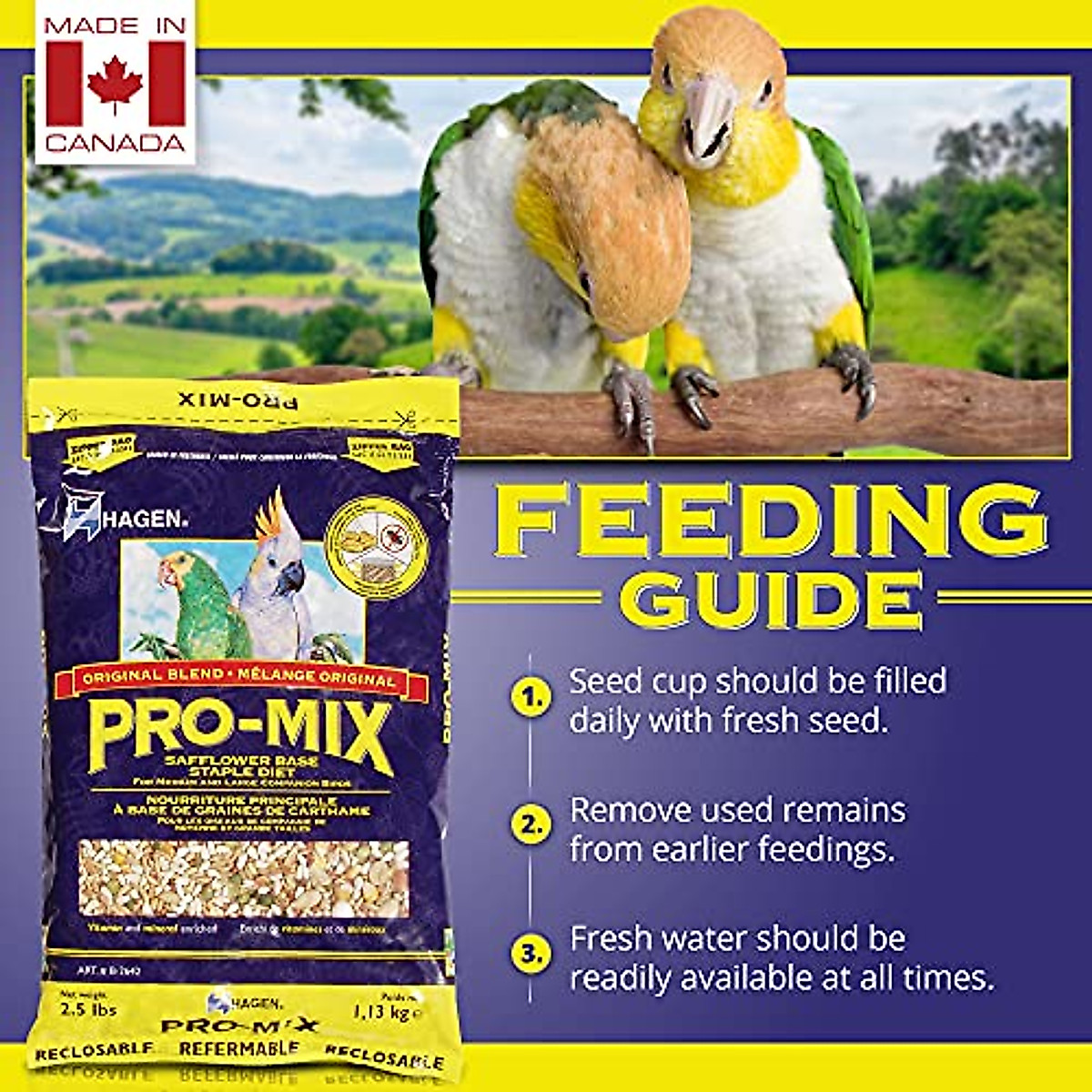 Parrot Vme Pro-Mix Seed, 2-1/2-Pound