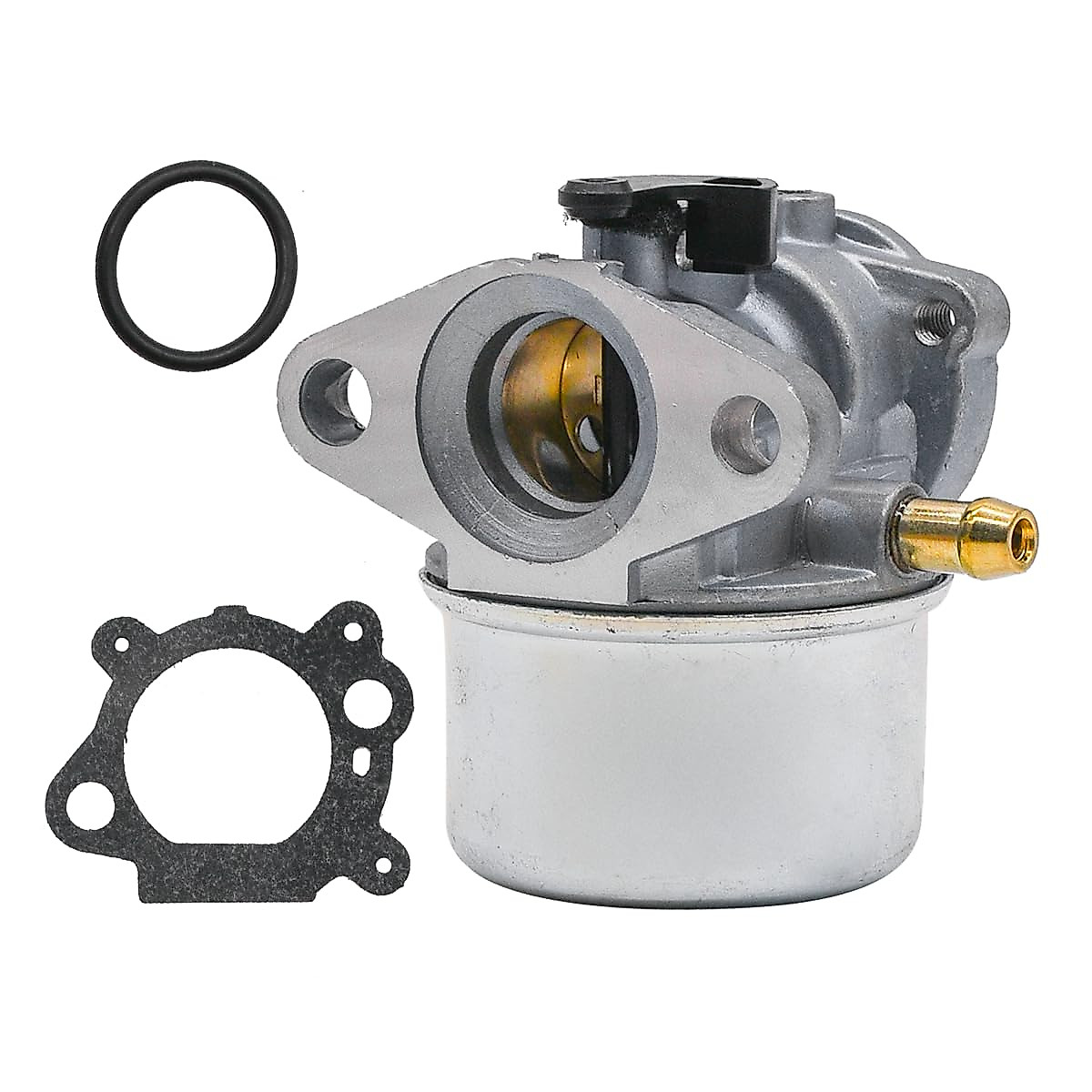 Rebuiman 799868 Carburetor Fit For 498170 799872 694202 497586 498254 4-7 hp Engines with Fuel Line and gasket