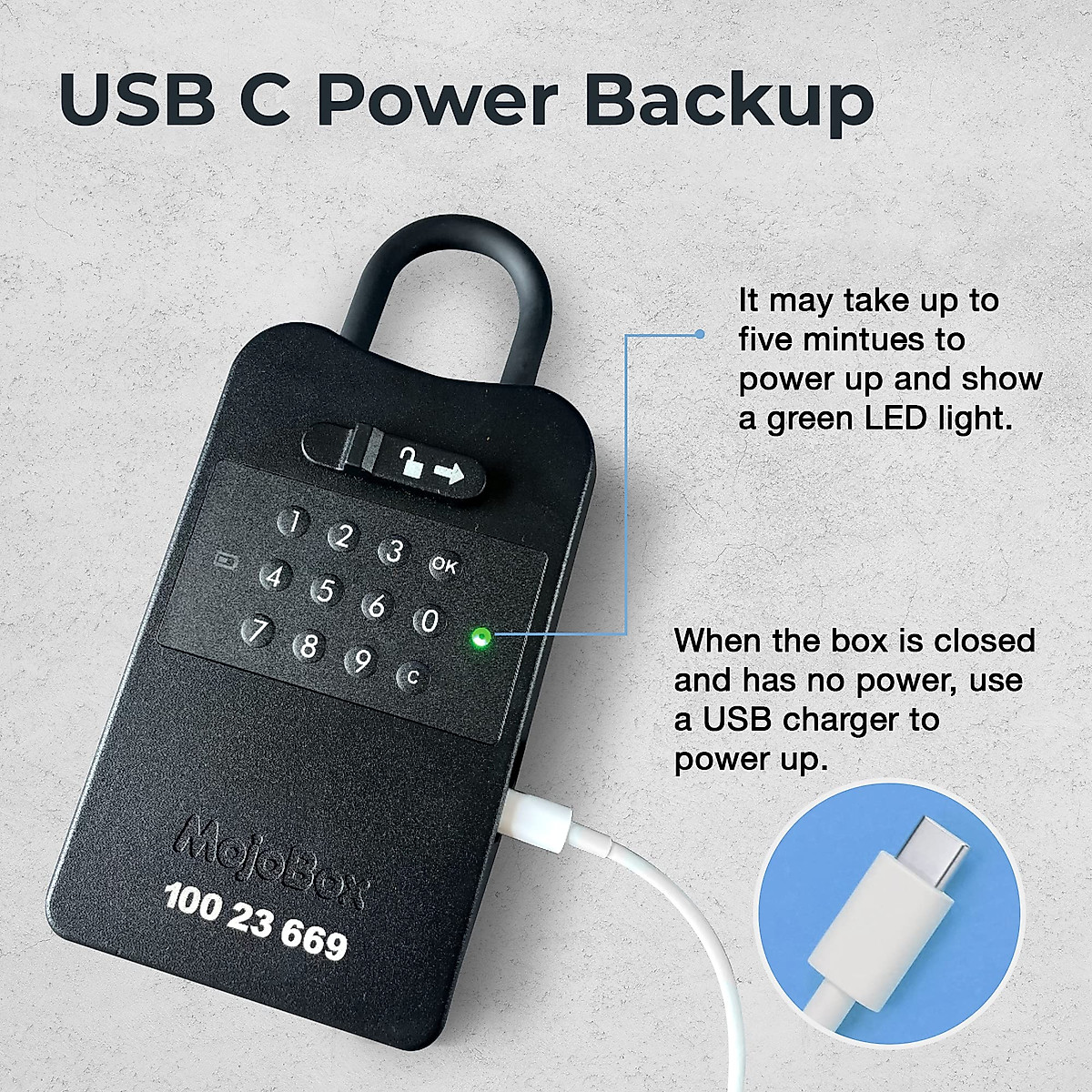 Digital Lockbox, Bluetooth Key Lockbox, iOS/Android App Remotely Generates Offline Access Codes for 1 Time Use, Temporary Use, Permanent Use, and Exact Dates/Times Without Internet