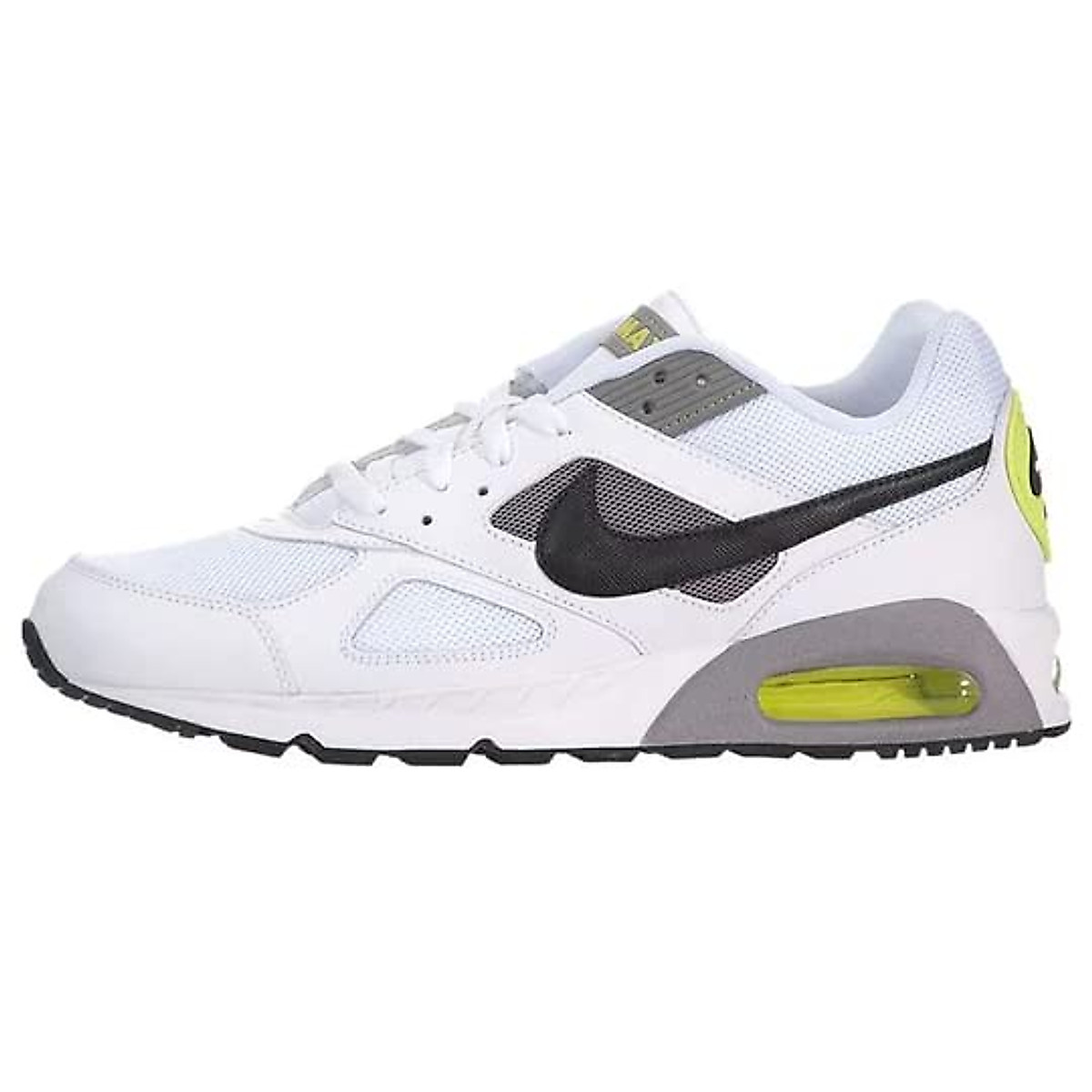 Nike Men's Air Max IVO Running Shoes, White/Black-Light Charcoal, 10.5 M US
