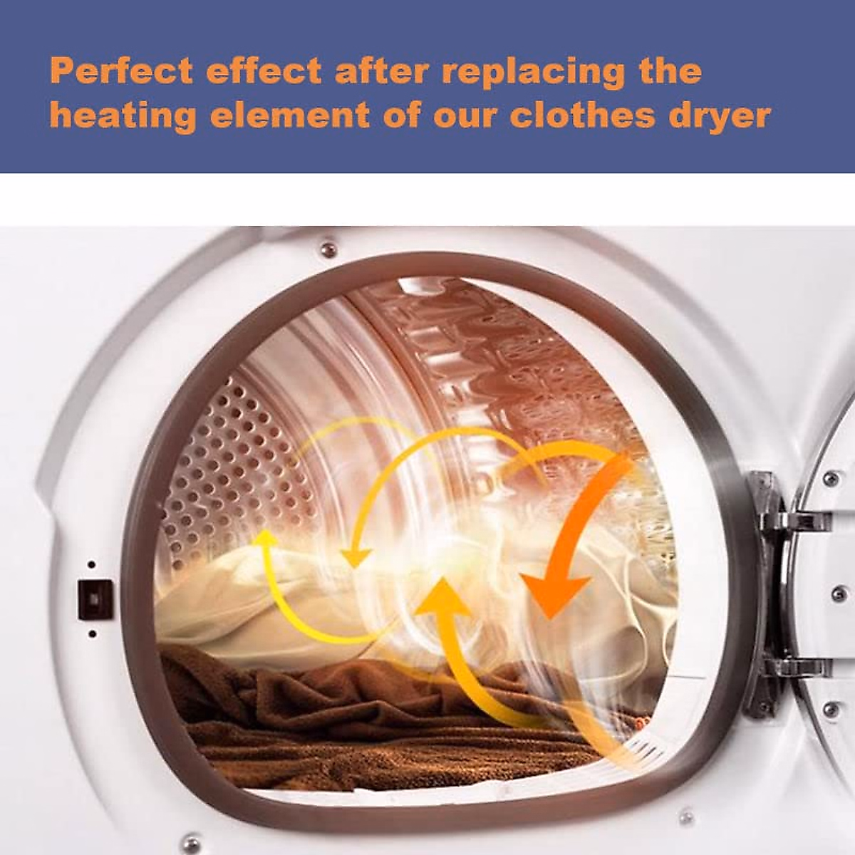 W10864898 Dryer Heating Element Compatible with whirlpool, Kenmore Elite, may-tag, Replaces AP6026295 W10832958-3 Years Warranty- Figure 6 Can See More Models