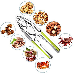 LEFJUBAW Nut Crackers Nutcracker for Walnuts, Tool for Nuts, Nut Cracker Kitchen Tool, Sturdy Nutcrackers Opener Tool Walnuts Pecan Nut, Hazelnuts, Almonds Brazil Nuts Or Other Nuts