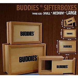 Buddies Wooden Sifter Storage Pollen Box (Medium)