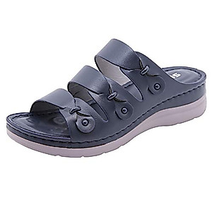 justHIGH Women Outdoor Walking Sandals Athletic Sport Hiking Sandal Flat Open Toe Comfort Water Shoes Summer Beach Travel Sandles