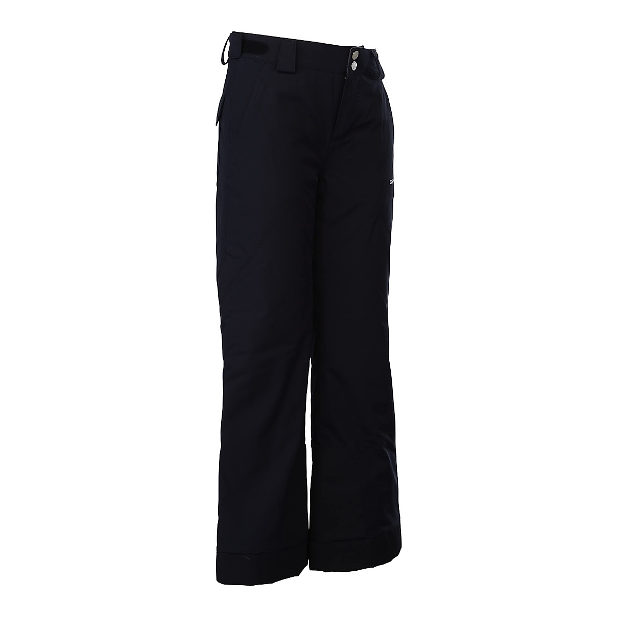 Spyder Active Sports Girls Olympia Insulated Ski Pant, Black White, 20