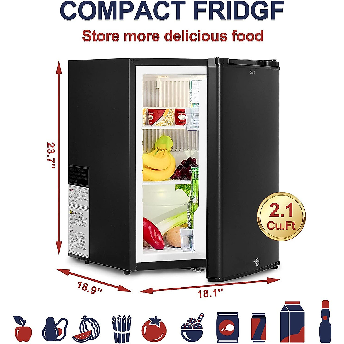 Smad Compact refrigerator Propane Freezer