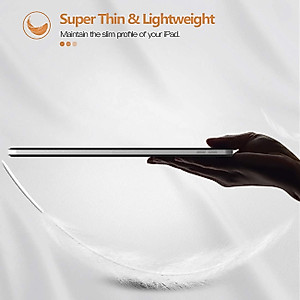 TiMOVO Case for iPad Air 11 Inch M2 Case 2024, iPad Air 6th/5th/4th Generation Case (2024/2022/2020), Strong Magnetic Trifold Stand Cover, Support Apple Pencil Pro/2nd/USB-C - Black