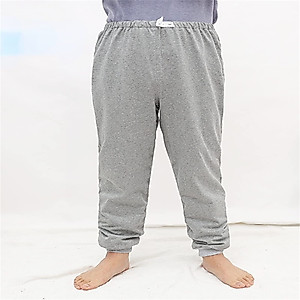 ANPIOX Reusable Adult Diaper Pants Washable Diapers Shorts Incontinence Care Pants Anti-Bed-wetting Impermeable Elderly Long Pants Breathable,C,S