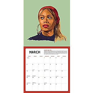 2023 Women Who Broke Glass Ceilings Wall Calendar: 12 Legendary Women Who Always Persisted and Fought Their Way to the Top (Monthly Art Calendar thru Dec. 2023, Inspirational Gift)