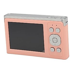Digital Camera, 16X Zoom 2.88 Inch IPS 4K Video Output Digital Zoom Camera for Travel (Pink)