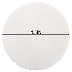 Cedilis 1500pcs Hamburger Patty Paper, 4.5IN Non-Stick Wax Papers, Round Parchment Paper, Food-Grade Burger Sheets for Patty Separating, Freezing, BBQ, Ground Beef and Turkey