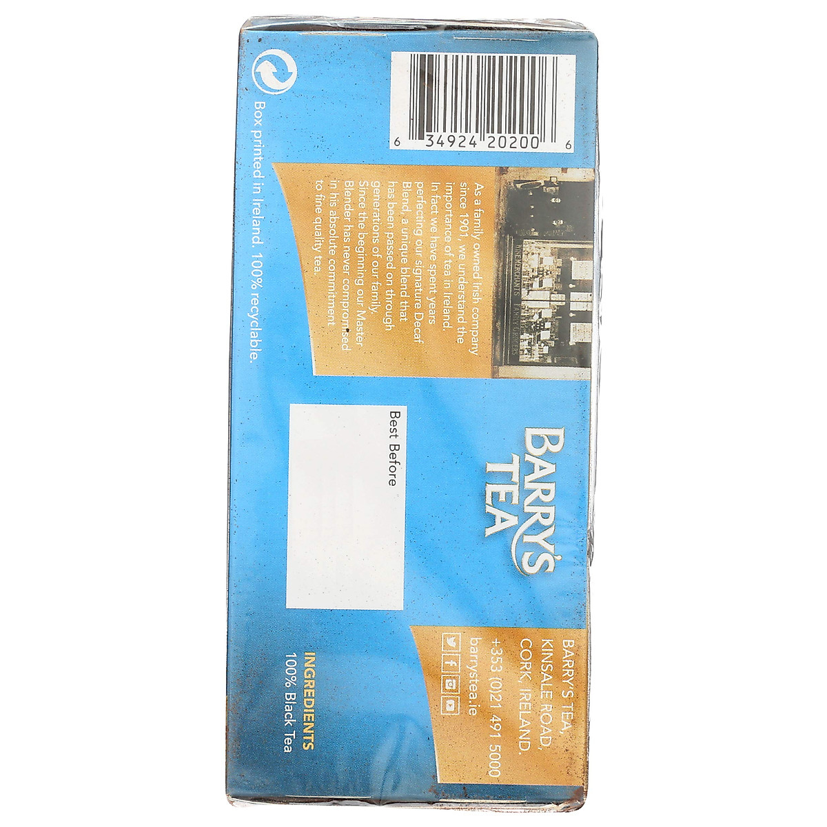 Barrys Tea Decaf, 40 ct