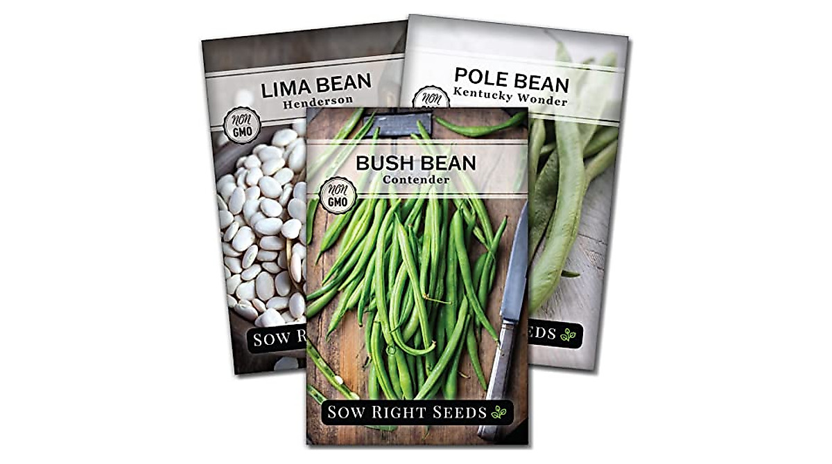 Grow Heirloom Bean Mix - Non-GMO Seeds for Home Gardens