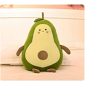 OUKEYI 18 Inch Snuggly Stuffed Avocado Fruit Soft Plush Toy Hugging Pillow Gifts for Kids, Girl, Boy, and FriendsBest Gift for Kids Christmas
