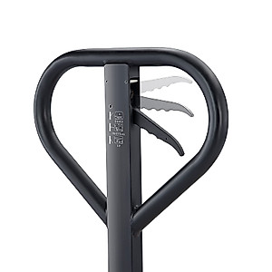 Tory Carrier High Lift Pallet Jack Scissor Hand Truck 45 ''Lx21 ''W Fork Size 2200lbs Capacity Manual Lift Trucks 31.5" Lifting Height for Open Bottom Pallets