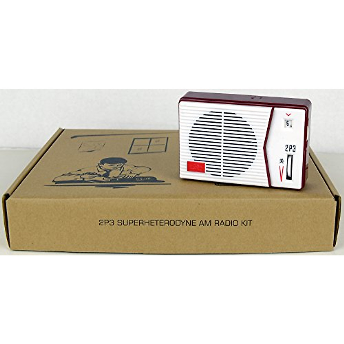 TECSUN 2P3 AM Radio Receiver Kit - DIY for Enthusiasts, Built it into a Radio case !