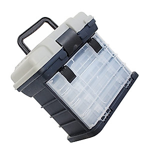 Wakauto 1pc Box fishing box fishing tool storage suitcase for kids fishing lure case plastic toolbox suitcases for kids Four-Layer Tool Case Sewing kit handheld child abs compound