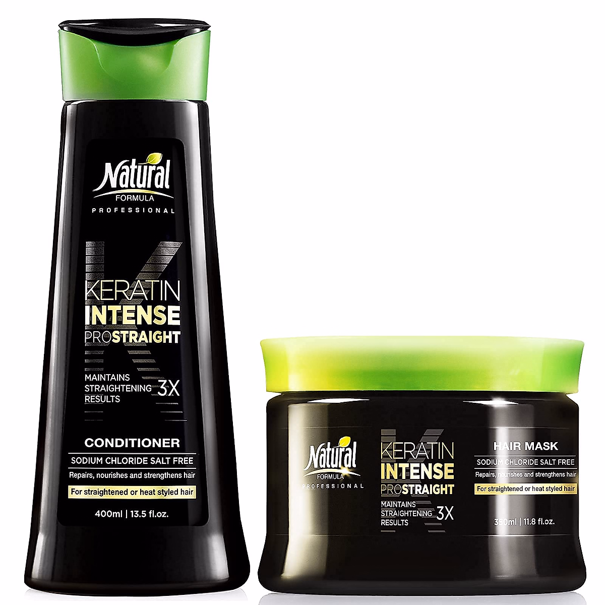Natural FORMULA Keratin Intense Conditioner and Hair Mask Set Hair Repair Treatment