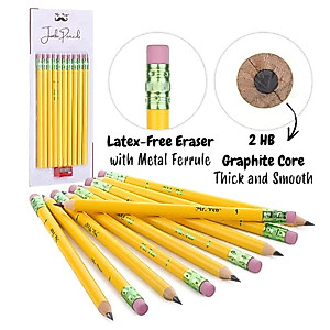 Mr. Pen- Jumbo Pencils, 10 Pencils and 1 Sharpener, Big Pencil, Fat Pencils, Jumbo Pencils for Preschoolers, Fat Pencils for Kindergarten, Thick Pencils, Big Pencils for Preschoolers, Large Pencil.