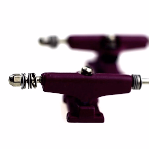 SOLDIER BAR Fan Team Fingerboards Parts Trucks (Purple, PRO 34mm)