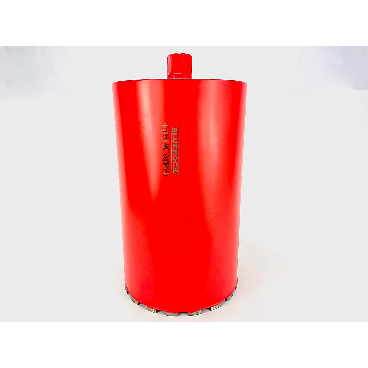 10" Inch Diamond WET Core Drill Bit 1-1/4” Threaded by BLUEROCK Tools for Concrete Rebar Asphalt Brick Rock Masonry Hole Barrel Coring