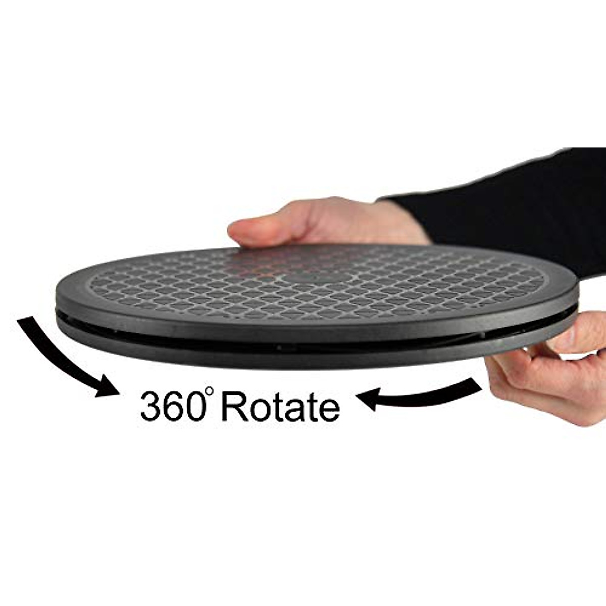 HOME-X 10” Heavy-Duty Turntable, Kitchen Cabinet Organizer, Rotating Platform, Lazy Susan, Rotating Swivel Turntable-88 lbs Capacity