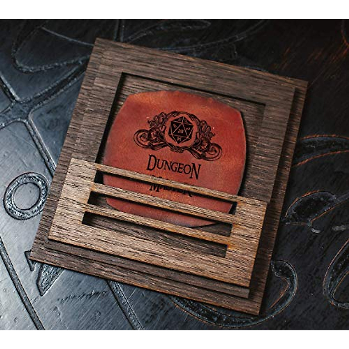 Game Master Gift Idea - Role Game Style Whisky Glass with Gift Box - Presents for Him (Dungeon Master with Dice)