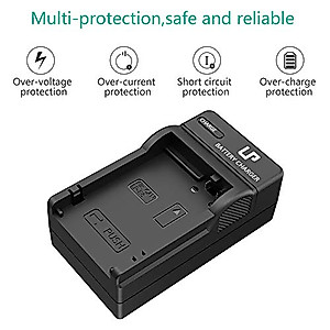 LP-E8 Battery Charger, LP Charger Compatible with Canon EOS Rebel T2i, T3i, T4i, T5i, 550D, 600D, 650D, 700D, Kiss X4, X5, X6i, X7i Cameras & More (Not for T2 T3 T4 T5)