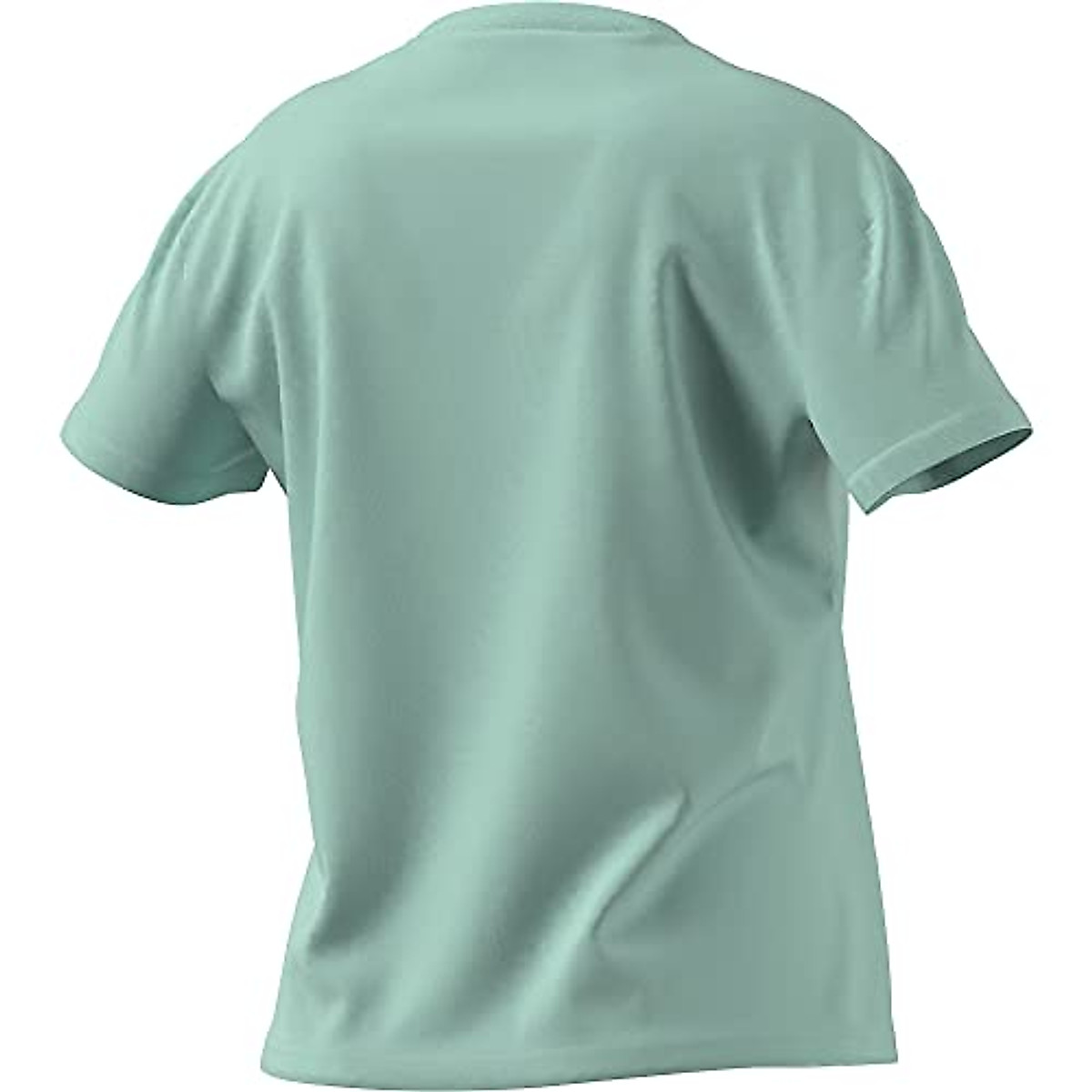 adidas womens PLMTR Graphic Tee Clear Mint Small