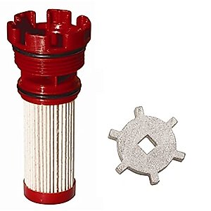 SENECA Marine Mercury Verado OptiMax Red Top Fuel Filter with Tool for Removal Install Repl Mercury Quicksilver 8M0060041 8M0122423 8M0020349 884380T 31871 896661 SMP-FF-0010-KT