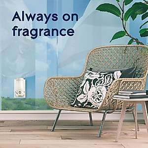 Glade PlugIns Refills Air Freshener Starter Kit, Scented and Essential Oils for Home and Bathroom, Clean Linen, 3.35 Fl Oz, 1 Warmer + 5 Refills