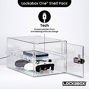 Lockabox One™ Shelf Pack 2.0 | New and Improved Design of Removable Shelves and Base Inserts One™ Products