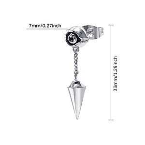 HELLOICE Eye of Ra Dangle Earrings Stud Earrings Hoop Earrings Hypoallergenic 18K Gold Plated Mummy Huggie Earrings for Men and Women