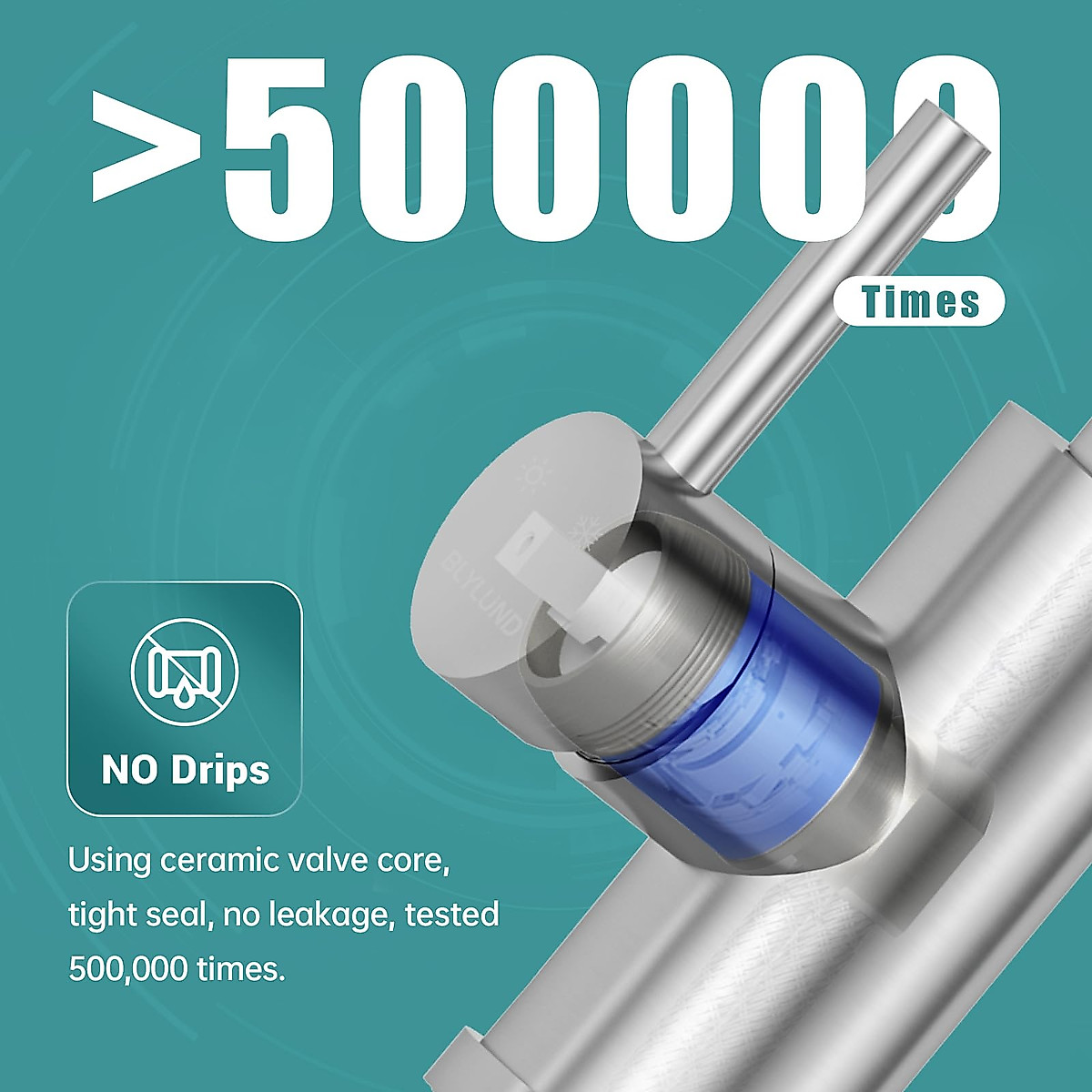 APPASO Kitchen Faucets with Soap Dispenser, Solid Stainless Steel Kitchen Faucet with Pull Down Sprayer 3 Modes, Brushed Nickel Modern Kitchen Sink Faucets with Sprayer, High Arch Single Handle Faucet