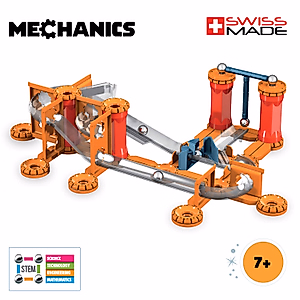 Geomag Magnetic Toys | Mechanics Gravity Track | Kids STEM Marble Run Building Toy | Magnetic Motion | Educational Game | Swiss-Made | Age 7+ 115 Piece
