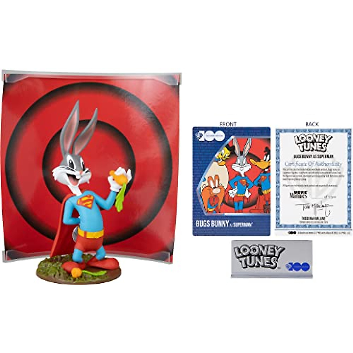 McFarlane Toys - Movie Maniacs 7" Posed - WB100 Wave 1 - Bugs Bunny As Superman (Looney Tunes)