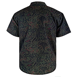 Hawaiian Shirts for Men Casual Beach Summer Shirt Floral Button Down Tropical Holiday Short Sleeve Shirts