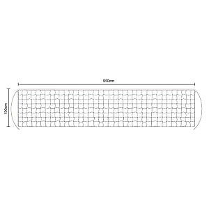 Large Portable Adjustable Volleyball Net Training Net Foldable Official Standard Size Indoor Outdoor Sports Equipment for Backyard Schoolyard Pool Beach Driveway