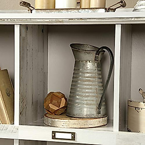 Sauder Barrister Lane Bookcase, L: 53.15" x W: 12.13" x H: 47.52", White Plank finish