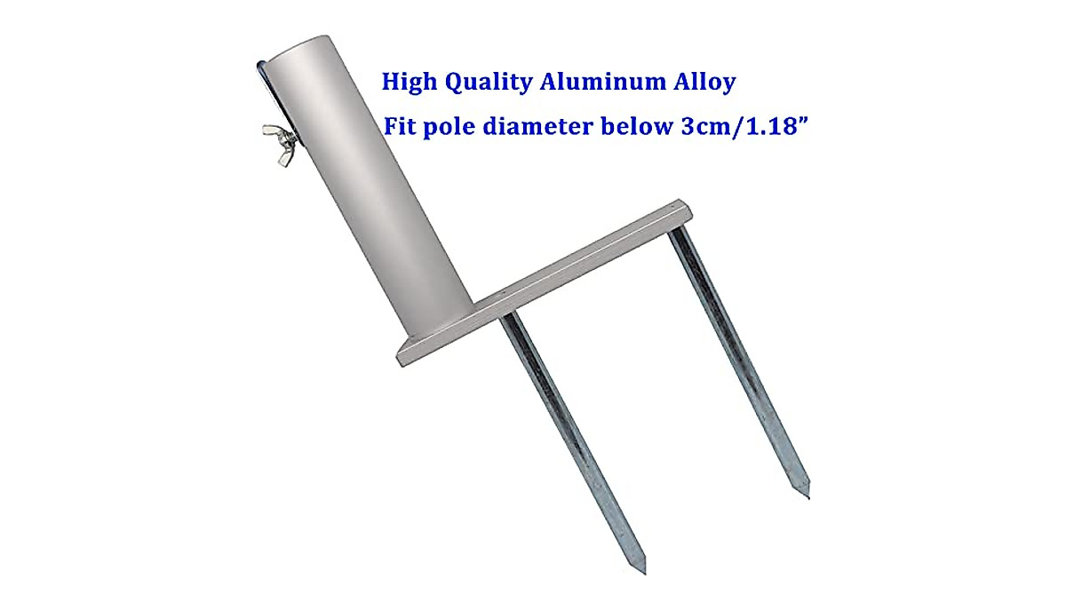 FFfeily Ground Umbrella Anchor for Garden & Grass Stability